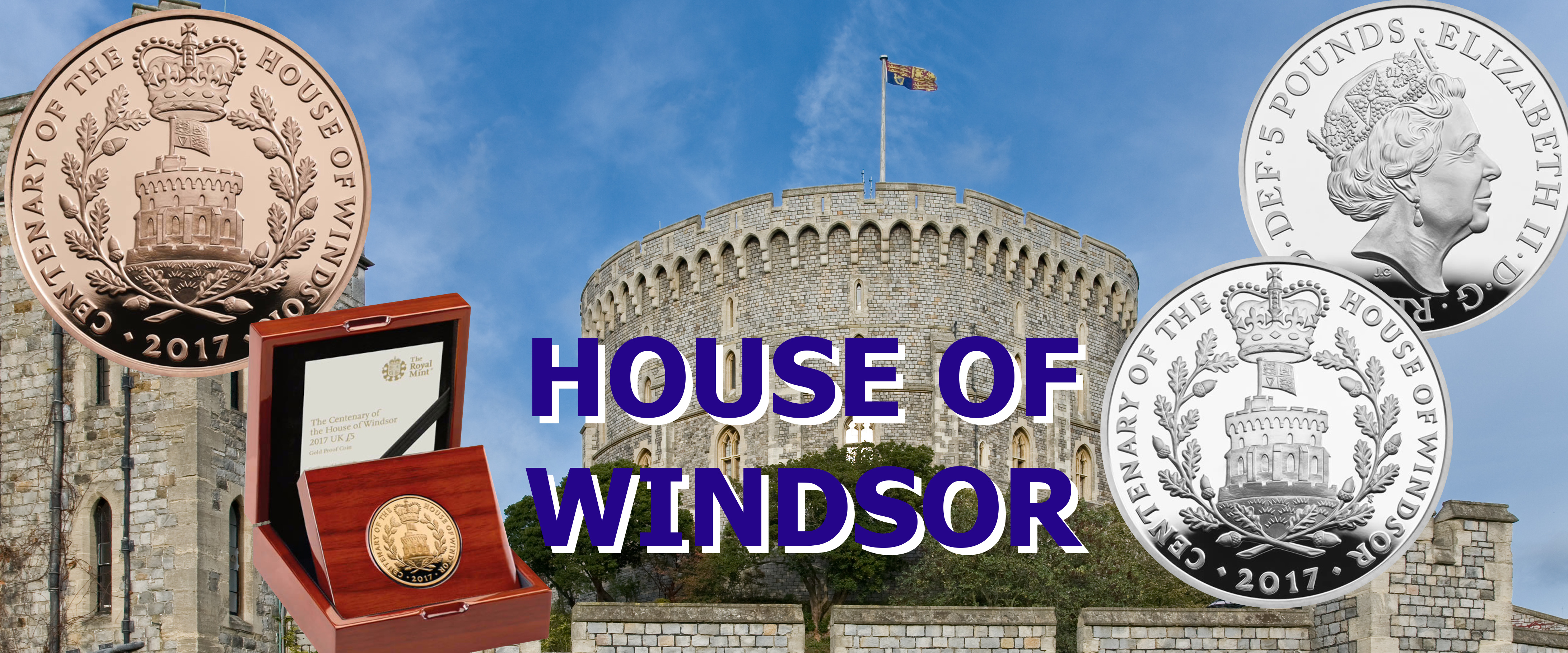 Royal Mint Celebrates 100 yrs of the House of Windsor in Gold and ...